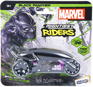 SKOODLE Marvel Pull-Back Rider Bike - Black Panther Edition, Marvel ...