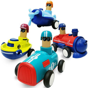 Wembley Press N Go Play Set Friction Powered Push Toy Car For Toddlers ...