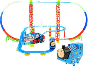 Kiditos Electric Train Engine Multi-Level Train Track Set with Sound ...