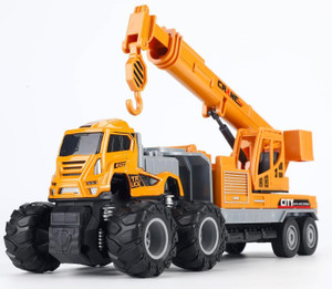 SVE 1:43 Metal Die Cast Crane-Transportation Big Crane Truck Toys ...