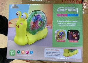 chahat Enterprise Transparent Gear Snail Toys,musical flashing light ...