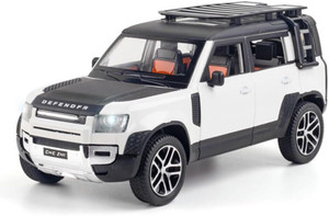 Glenston 1:32 Scale Die-Cast Off-Road Defender Stepni with 6 Open Doors ...