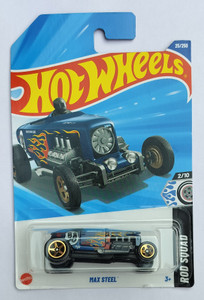 HOT WHEELS ROD SQUAD 2/10 MAX STEEL TOY CAR - ROD SQUAD 2/10 MAX STEEL ...