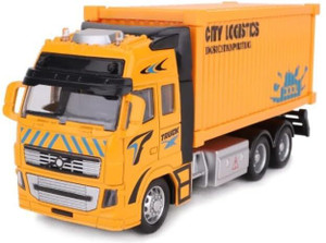 CHE ZHI SGG - Die Cast City Logistics Container Truck, Pull Back Method ...