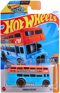 HOT WHEELS TROUBLE DECKER HW FAST TRANSIT,DIE-CAST TOY VEHICLE ...