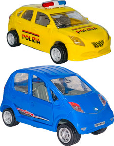 Wishmaster Pack Of 2 International Police + Nano Car| Assorted Color ...
