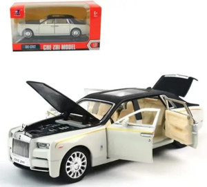 Veryke Rolls Royce Phantom Metal car Toy Open Door with Light and sound ...