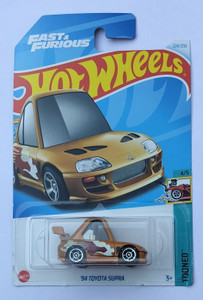 HOT WHEELS TOONED 4/5 94 TOYOTA SUPRA TOY CAR - TOONED 4/5 94 TOYOTA ...