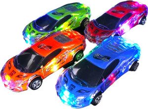 valuableplus One Pc Racing Car with Lights and Music, Friction Powered ...