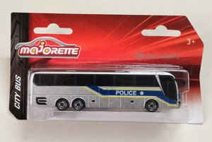 Majorette MAN Lion's Coach L Police From City Bus Series ,One Piece Bus ...