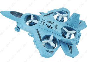 Toyco Army Fighter Jet Aircraft Friction Powered Toy for Kids with ...