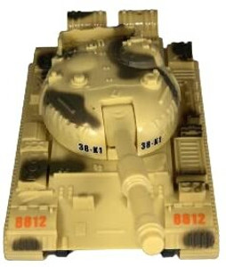 GANGA Military Army Fighter Tank Unbreakable Friction Push and Go Toy ...