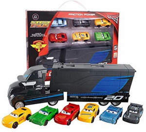 KTRS 7 Pieces Set Disney Pixar Cars 3 Lightning McQueen Truck Cars Toy ...