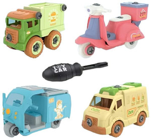 KAVANA Unbreakable Toy Car Sets with Screwdriver for 2-8 years Kids Yoy ...