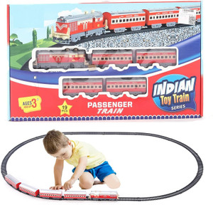 Sani International Toy Mall Red Train set big for kids to play birthday ...