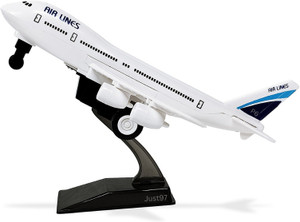 AS TRADERS AEROPLANE C747 With Stand Pull Back And GO BLUE18 ...
