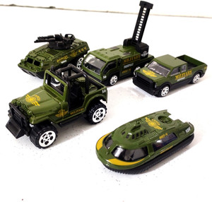 kuchuk Metal Military Car Set With Free Wheels - Metal Military Car Set ...