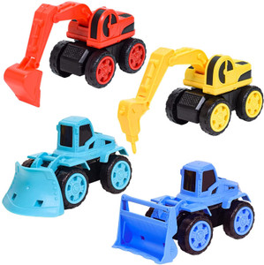 Extrawish Push n' GO Contractions Vehicle Set For kids Friction Toys ...