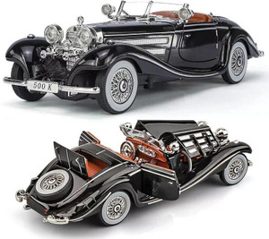 SARJUDAS ENTERPRISE 1:24 Mercedees Benz 500K Toy Car Model, Diecast ...