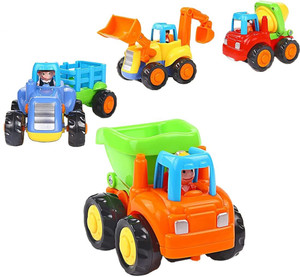 Wembley Unbreakable Kids Friction Car Toy Vehicle Push And Go Truck ...