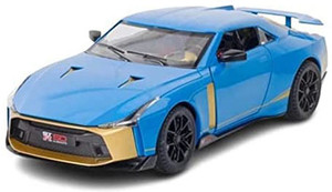 SALEOFF 1:24 Scaled NISAN GTR50 Die Cast Pull Back Car Model with ...