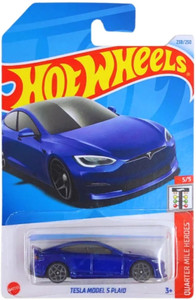HOT WHEELS TESLA MODEL S PLAID,DIE-CAST TOY CAR AGE 3Y+ - TESLA MODEL S ...