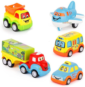 ROMYCRON 5 Pcs Unbreakable Car Toys for Kid Non Toxic Plastic Material ...