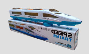 ROZZBY High Speed Metro Train Bump and GO Action Train Toy - High Speed ...