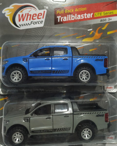 centy TRAILBLASTER FORD RANGER (BLUE,SILVER)/ MINIATURE MODEL PULL BACK ...