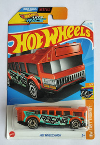 HOT WHEELS HW FAST TRANSIT 1/5 HIGH TOY BUS - HW FAST TRANSIT 1/5 HIGH ...