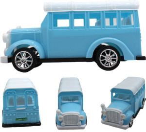 neoinsta shopping Big size plastic friction powered school bus blue ...