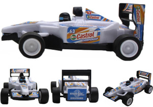 neoinsta shopping Small size plastic mini formula one racing car white ...