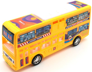 jmv Pull Back Deluxe Double Decker Toy Bus for Kids | Very Big Size ...