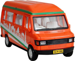 viaan world Travel India Tempo ( Back Door Openable ) Bus Toy For Kids ...