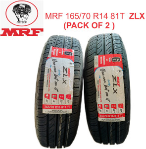 MRF 165/70 R14 81T ZLX ( PACK OF 2 ) LUXURY TYRE 4 Wheeler Tyre Price ...