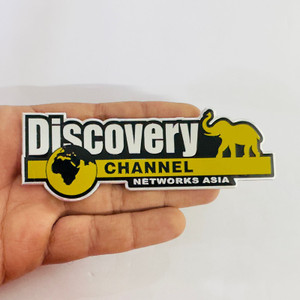 Auto MT Discovery Channel Metal Sticker for all Car&Bike 3D Emblem ...