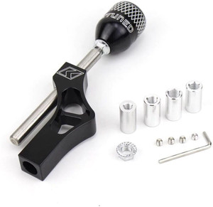 Auto MT BLCK JDM Gear Shift Knob + Height Lever Extension Gear Shifter ...