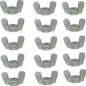 Mec 1/4"BSW Butterfly Wing Nut Fasteners Cast Iron Light (20Ps) Vehicle ...