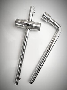 Mec Oxygen Gas Cylinder Spanner Wrench Spinner (2Pc set) Sliding and L ...