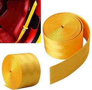 Auto MT Car YELLOW Seat Belt 3.6M Webbing Safety Strap Seat Lap ...