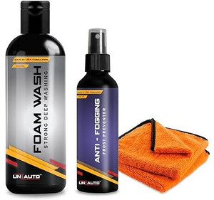 UNIAUTO Foam Wash & Anti-Fogging Combo Car Washing Liquid Price in ...