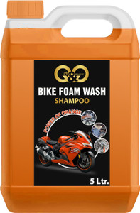 QANDQLIFESYLE bike wash liquid 5ltr Remove Tough Dirt | Safe on Paint ...