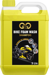 QANDQLIFESYLE bike wash liquid 5ltr High Foam for Deep Cleaning ...