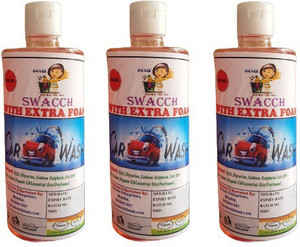 swacch CAR WASH LIQUID 500ML (PACK OF 3) Car Washing Liquid Price in ...