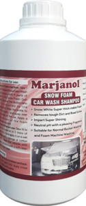 MARJANOL Snow Foam Car Wash Shampoo 1 Litre Car Washing Liquid Price in ...