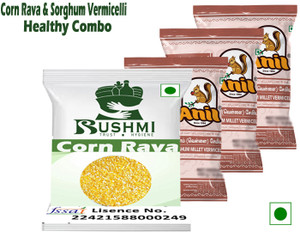 Rushmi Corn Rava 500g With Anil Foods Sorghum Vermicelli 0.48 g Price ...