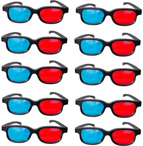 TS Best Quality Anaglyph Red-Blue 3D glass for Gaming-Movies-Magazine ...