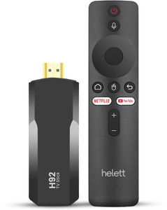 Helett Android TV Stick with Voice Remote Android iOS HD Screen ...