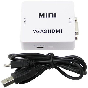 SDMINITEK Mini VGA to HDMI 1080P Adapter For Projector PC Laptop Hd ...
