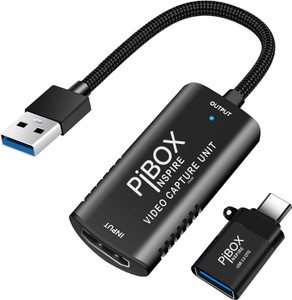 pibox india Video Capture Card, Braided Tough, 4K HDMI to USB 3.0 Game ...